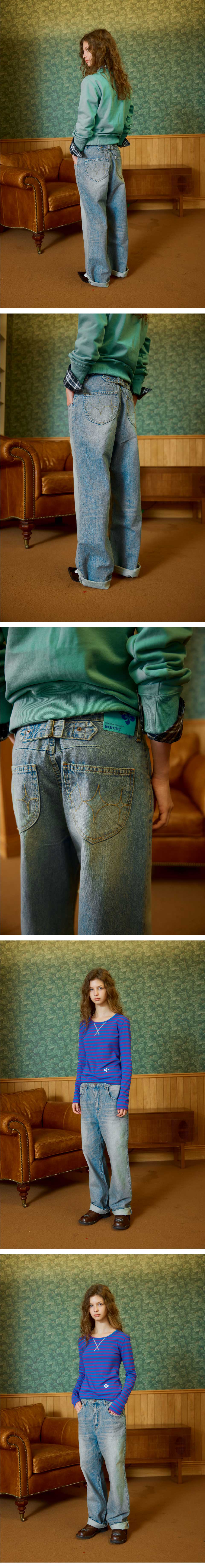 헤레틱 대디 데님 팬츠 라이트 블루 | HERETIC | KREAM