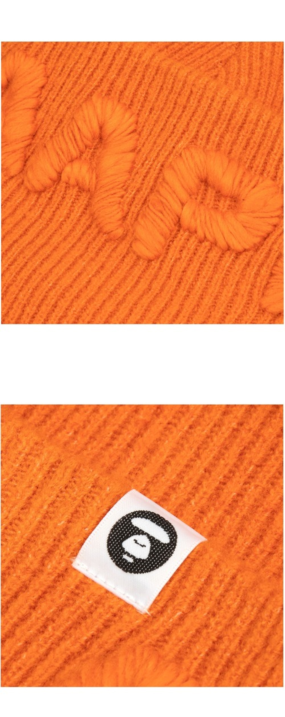 에이프 니트 캡 오렌지 - 24FW | AAPE | KREAM