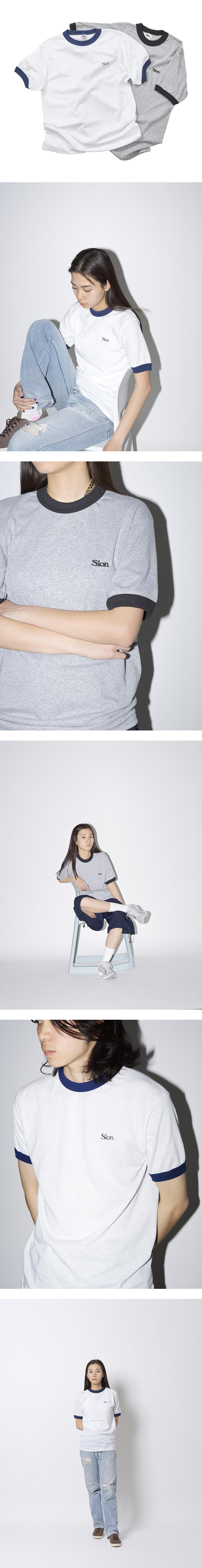 체리드라이버 슬론 클래식 로고 어센틱 링거 티 그레이 | CHERRY DRIVER | KREAM