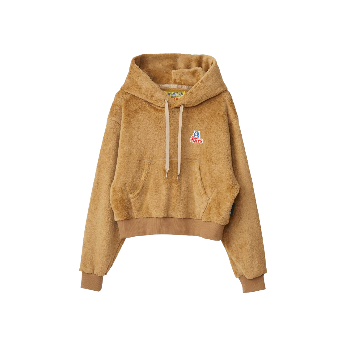 W 히스테릭 글래머 슈퍼 Hys 패치 후드 베이지 Hysteric Glamour Kream