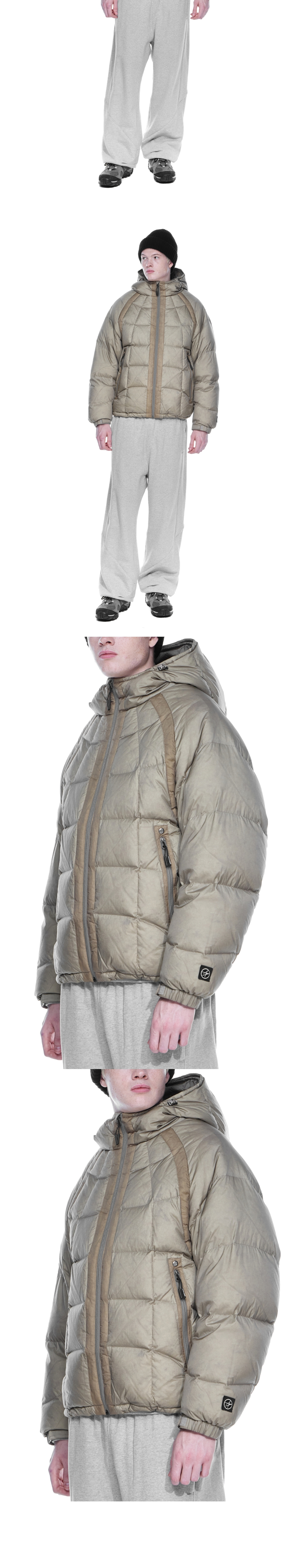 록히드마틴 웨이브 구스 다운 점퍼 VER.2 카키 | LOCKHEED MARTIN | KREAM
