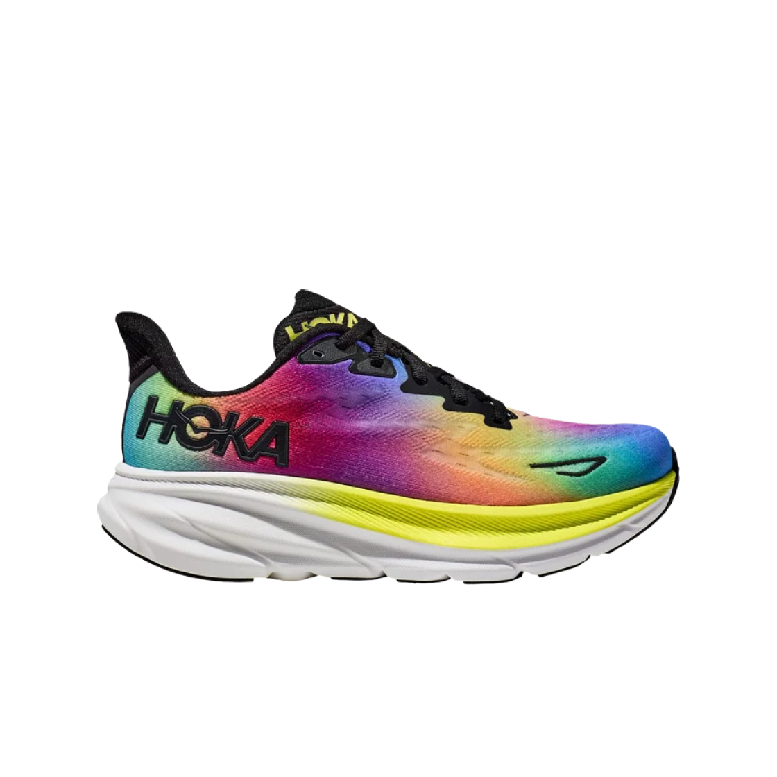 (W) 호카 클리프톤 9 블랙 멀티 | Hoka | KREAM