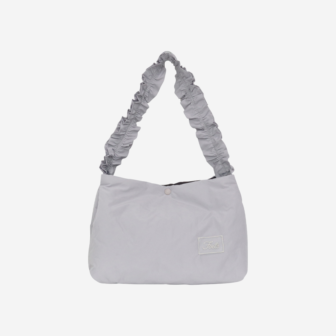 포에토 하트 오간자 패디드백 퍼플그레이 | FOETO | KREAM
