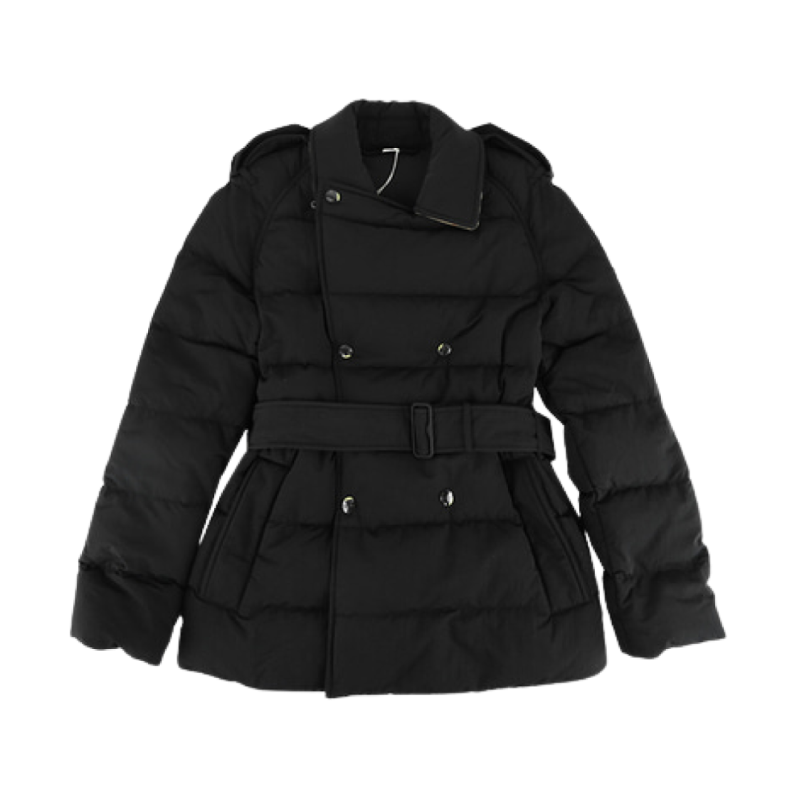 W 버버리 디테처블 나일론 퍼퍼 자켓 블랙 Burberry Kream