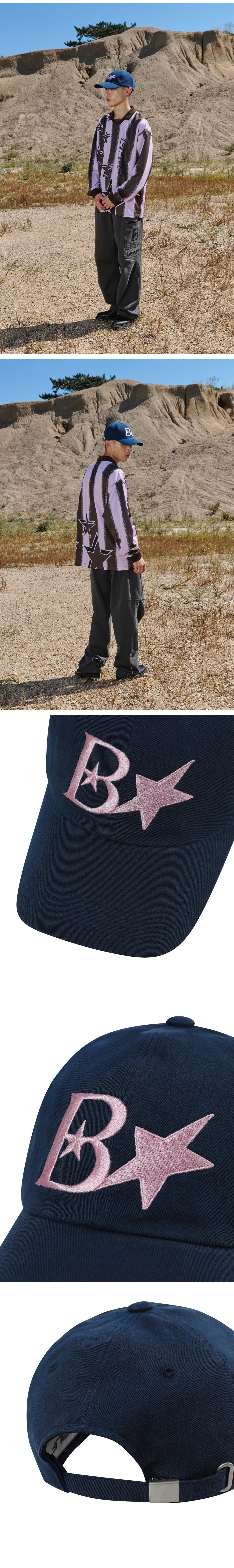 바우프 빅 B 스타 볼캡 네이비 | BAUF | KREAM
