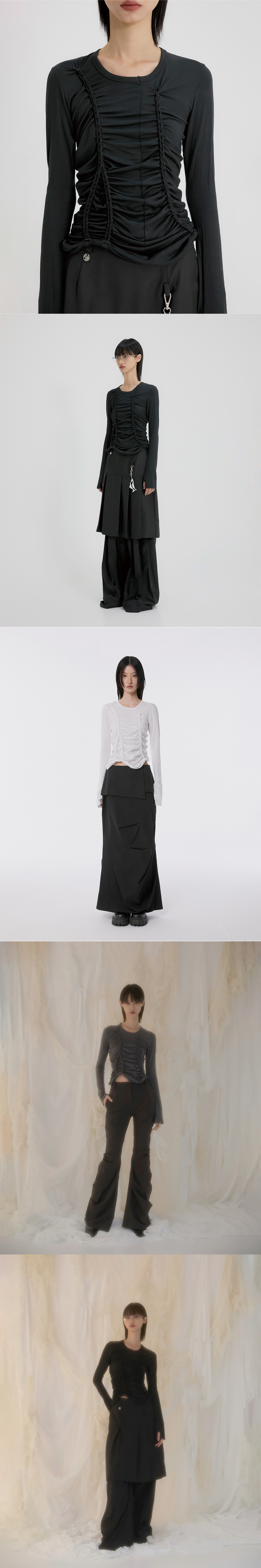 플레어업 핸드메이드 트위스티드 롱 슬리브 블랙 | FLAREUP | KREAM