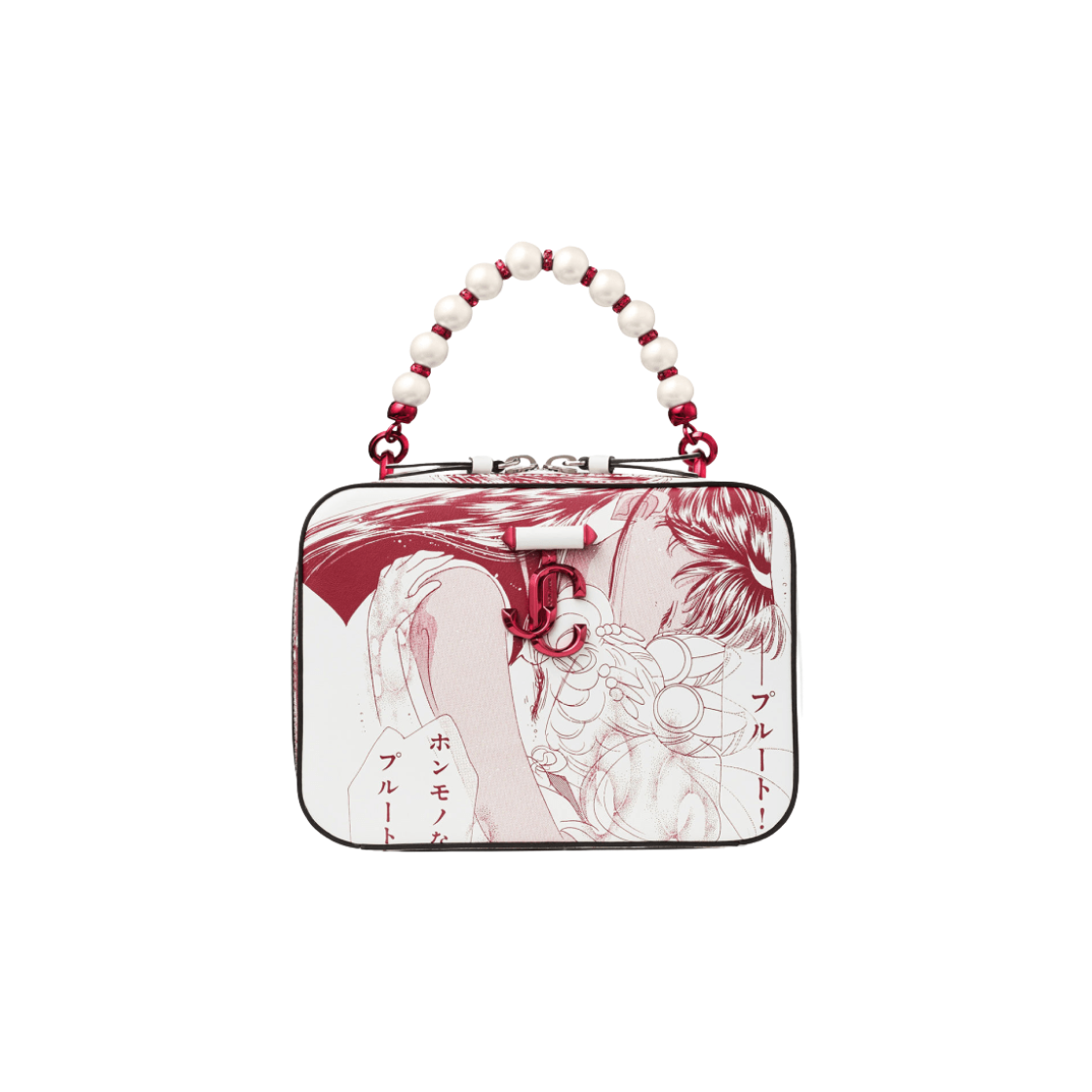 지미추 x 미소녀 전사 세일러문 세일러 플루토 애비뉴 베니티 백 가넷 화이트 | Jimmy Choo | KREAM
