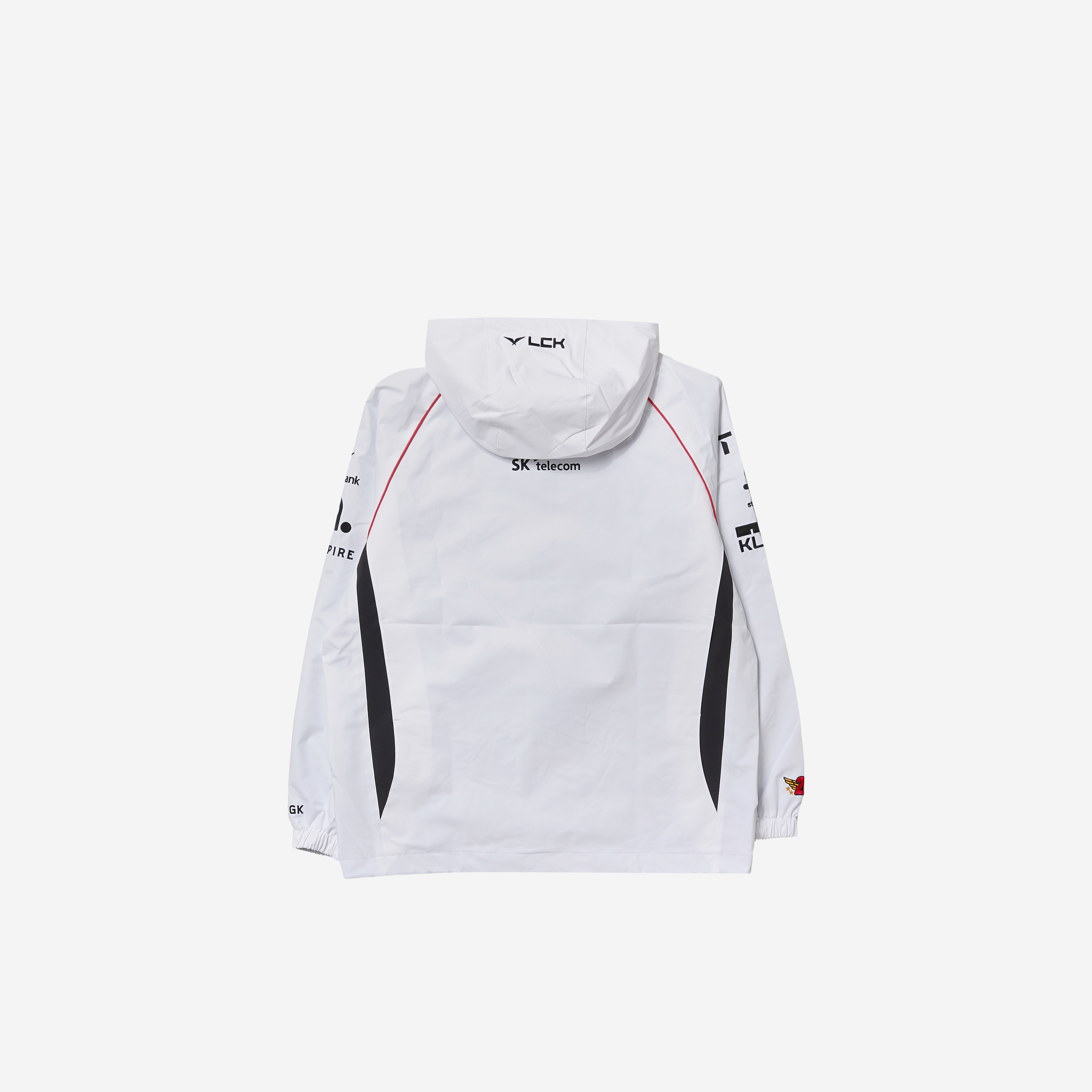 골 스튜디오 T1 2024 유니폼 월즈 자켓 화이트 (논 마킹 버전) | KREAM