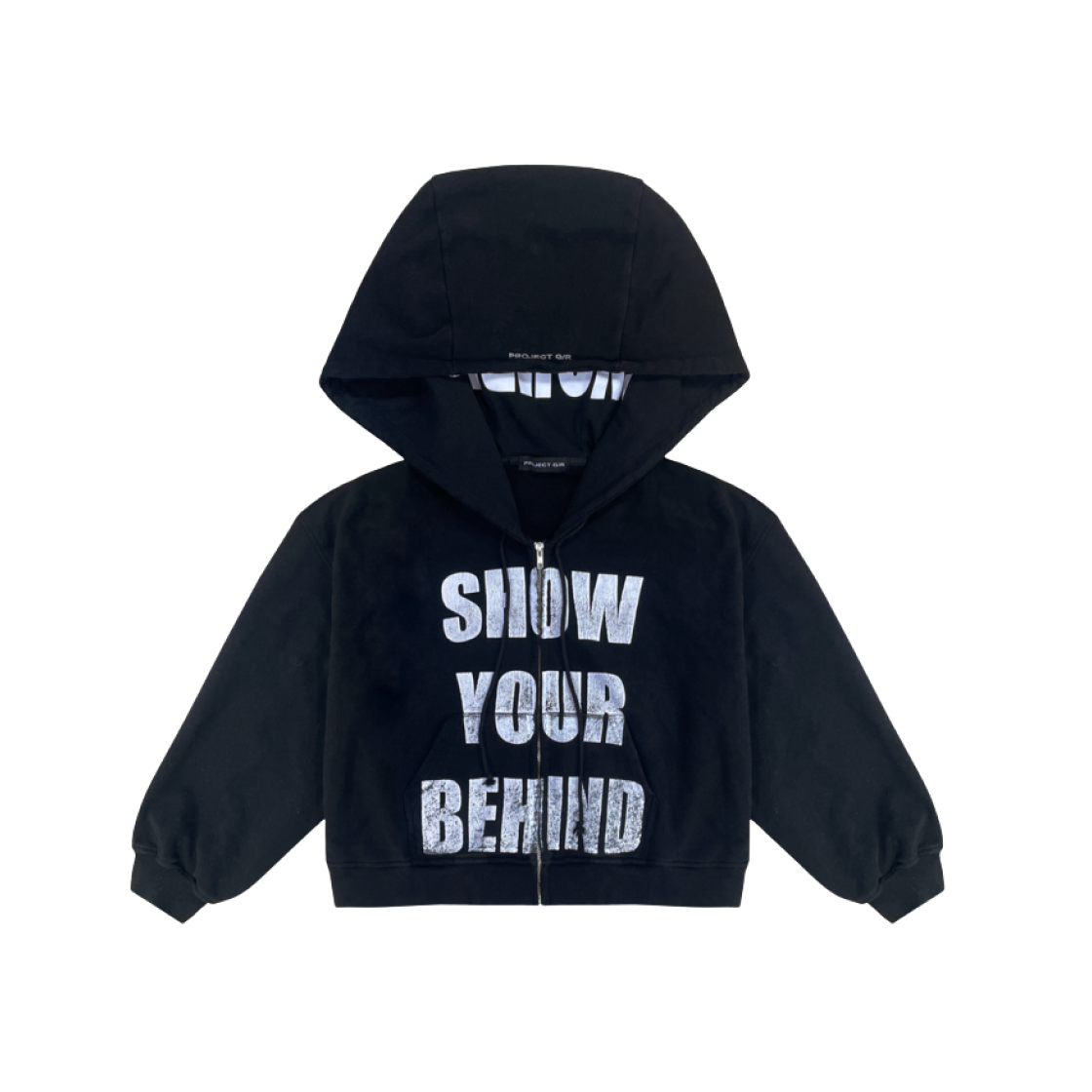 프로젝트 G/R 자이언트 집 후드 블랙 | PROJECT G/R | KREAM