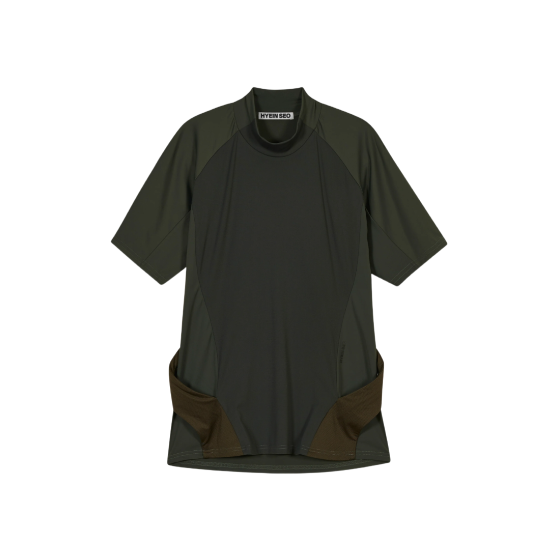 (W) 혜인 서 포켓 티셔츠 카키 | Hyein Seo | KREAM