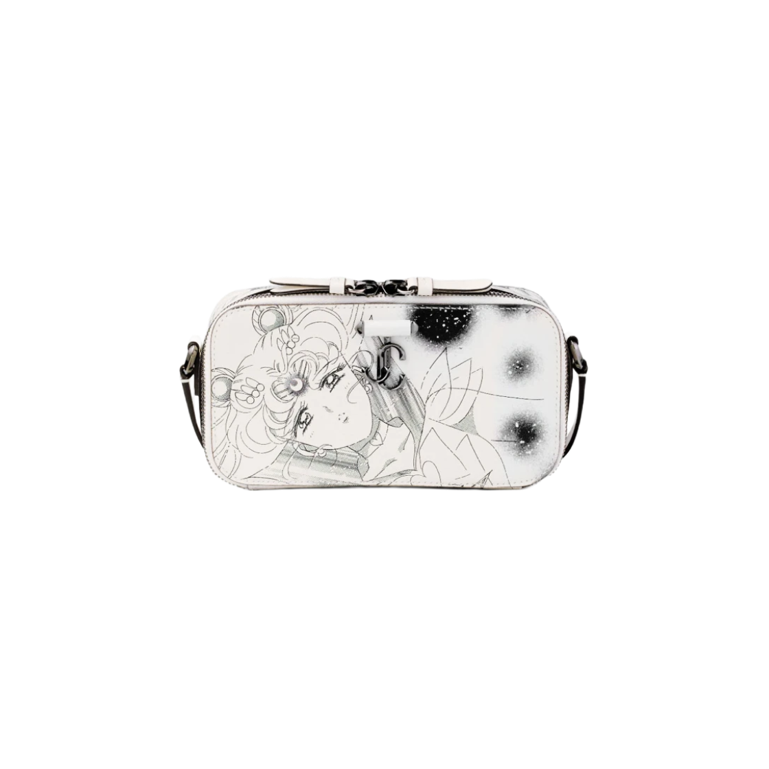 지미추 x 미소녀 전사 세일러문 세일러 가디언즈 폰 홀더 블랙 화이트 | Jimmy Choo | KREAM