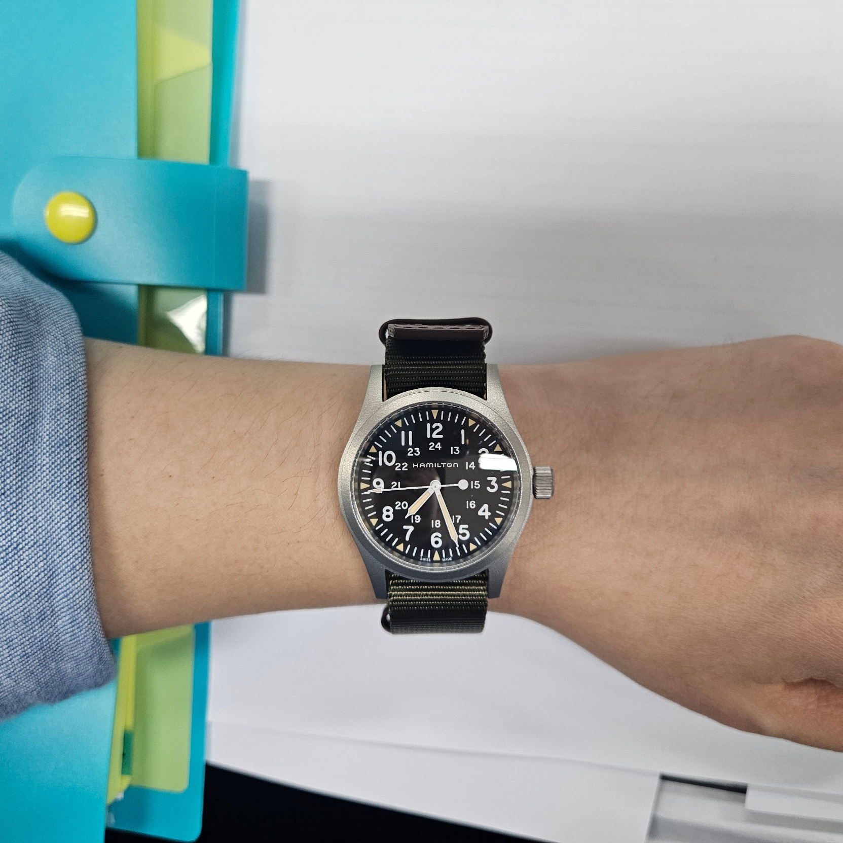 해밀턴 카키필드 메카니컬 38mm | KREAM