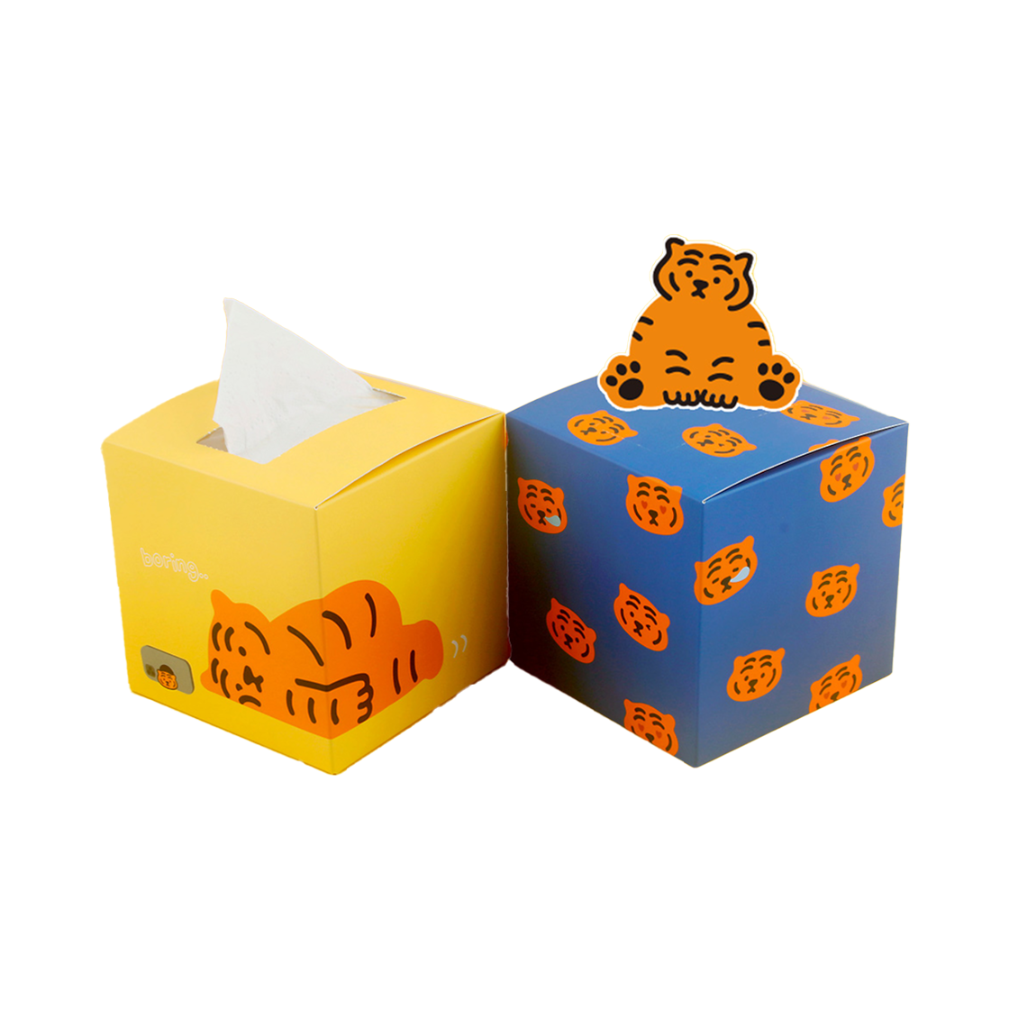 무직타이거 휴지 티슈 케이스 Set 1 | MUZIK TIGER | KREAM