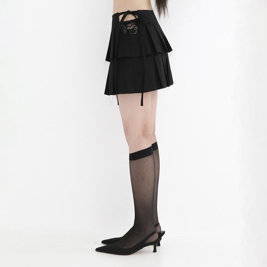 태 더블 플리츠 스커트 001 | TAAE | KREAM