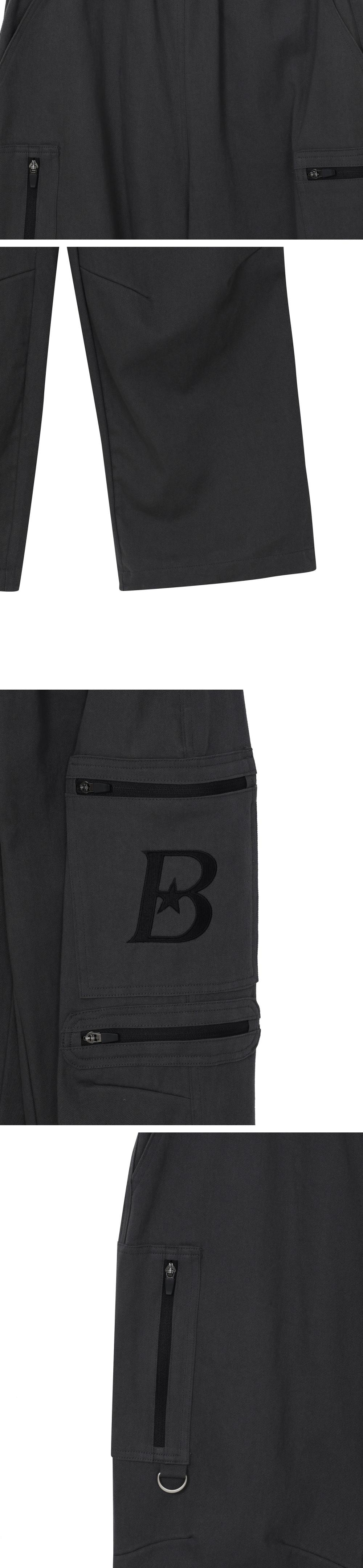 바우프 B 스타 카고 팬츠 차콜 | BAUF | KREAM