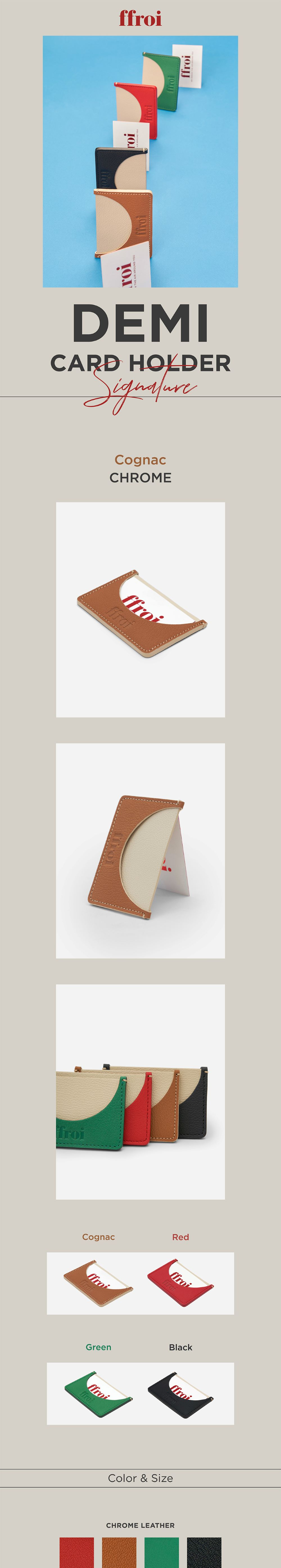 프루아 데미 카드 홀더 레드 | FFROI | KREAM