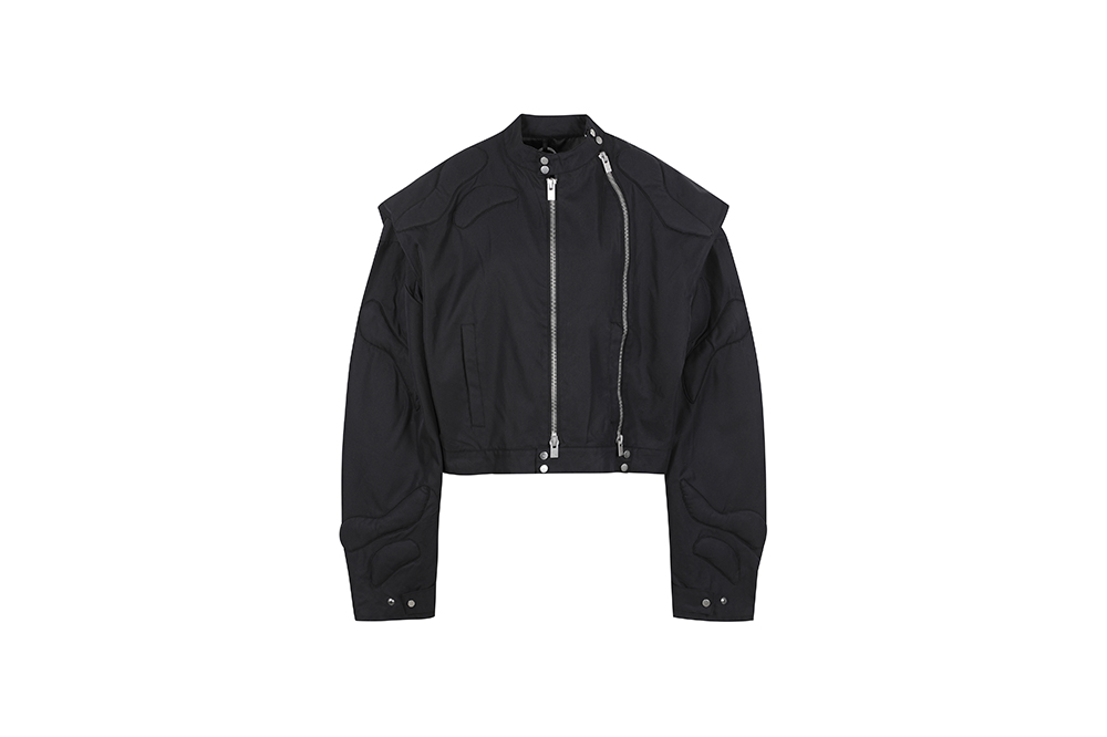 엘리엇 에밀 우먼 몰디드 바이커 자켓 블랙 - 24FW | Heliot Emil | KREAM