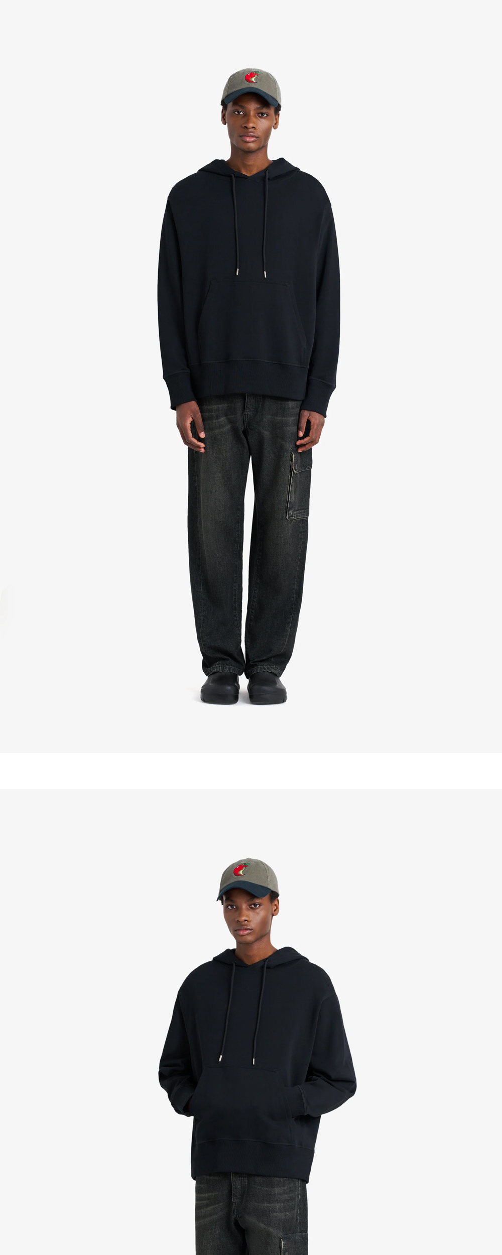 에뛰드 스튜디오 릴렉스 후드 블랙 - 24FW | Etudes Studio | KREAM