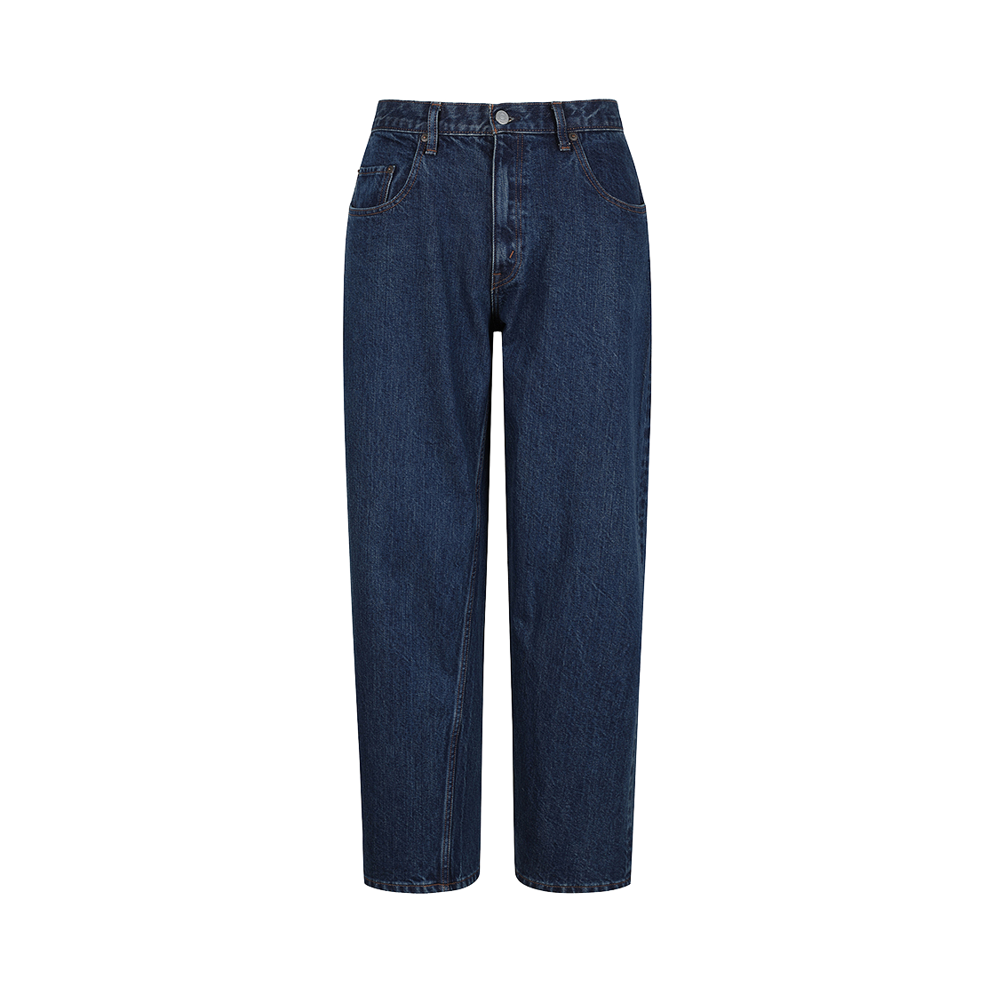 시오타 배기 5 포켓 팬츠 다크 블루 데미지 - 24FW | Ciota | KREAM