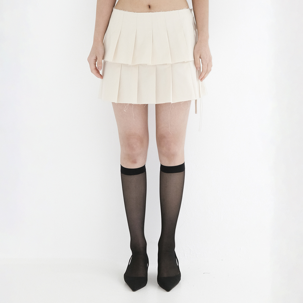 태 더블 플리츠 스커트 003 | TAAE | KREAM