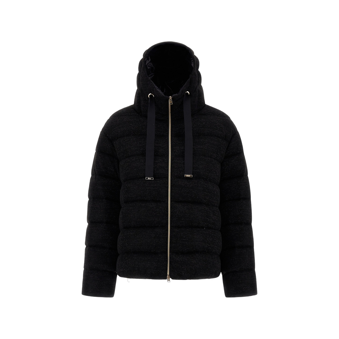 (W) 에르노 샤이니 니트 봄버 자켓 블랙 | Herno | KREAM