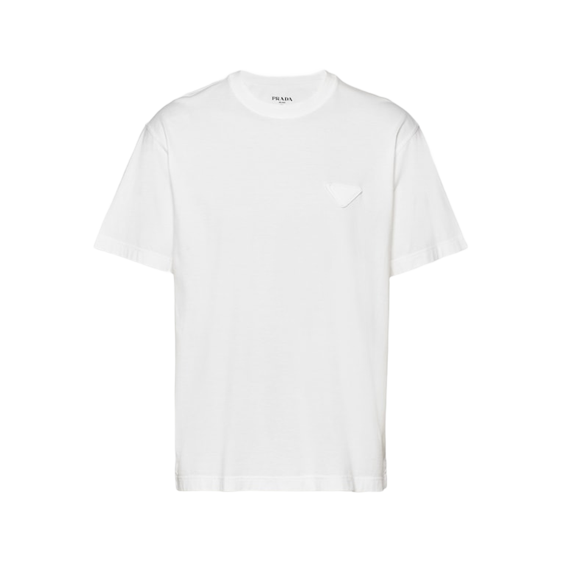 프라다 코튼 티셔츠 화이트 | Prada | KREAM