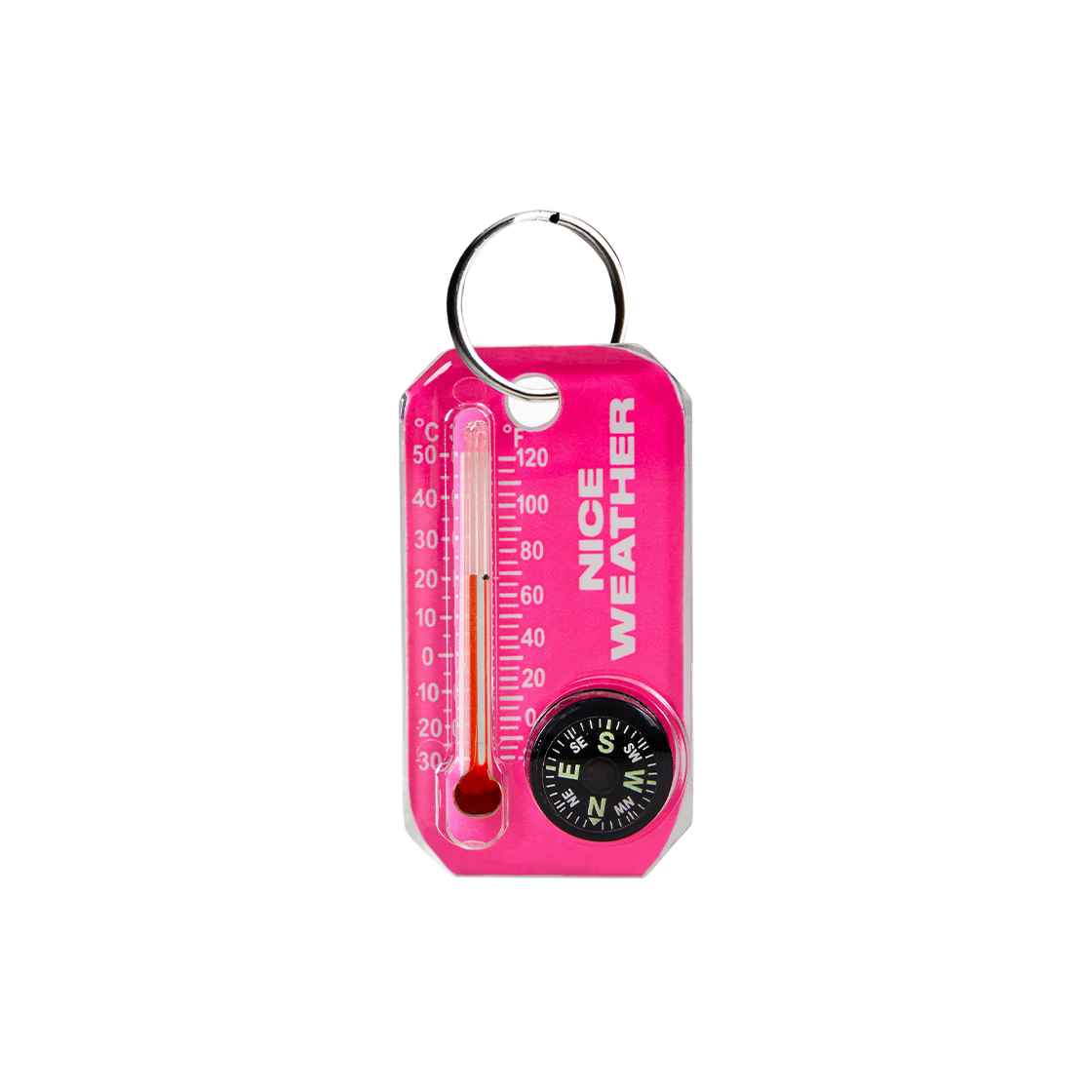 나이스웨더 온도계 키링 핑크 | NICE WEATHER | KREAM