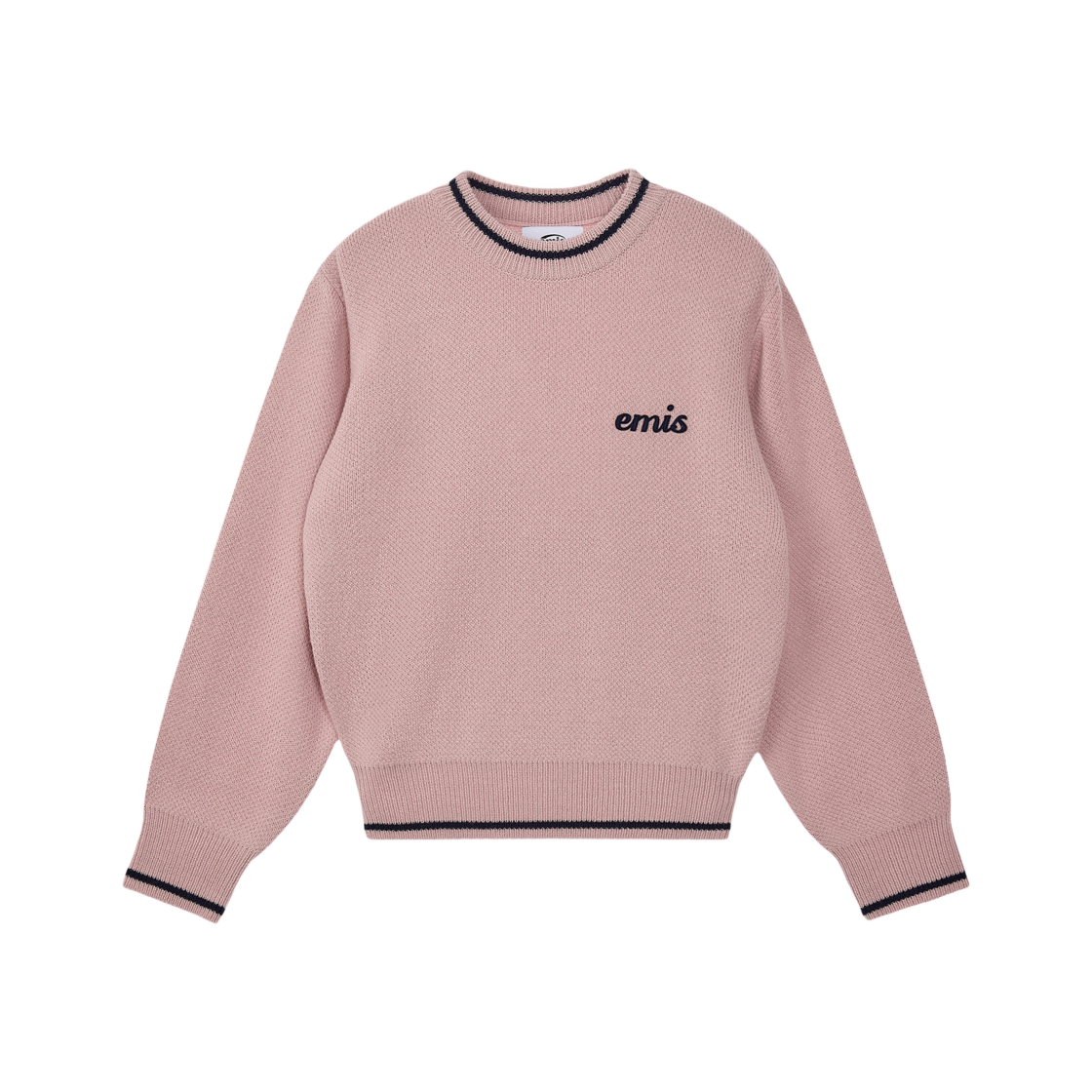 이미스 아플리케 니트 풀오버 핑크 | Emis | KREAM