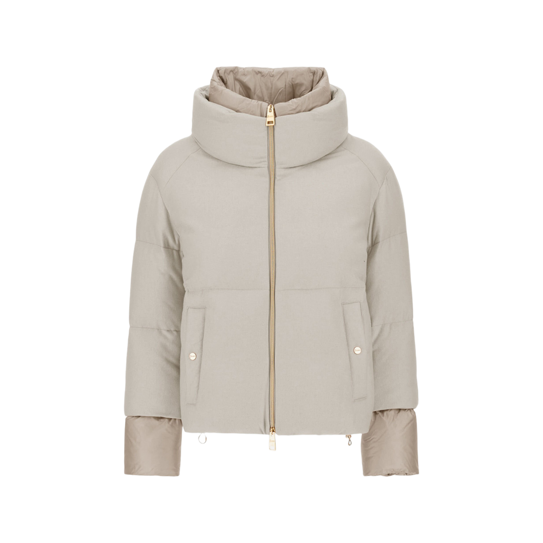 (W) 에르노 봄버 자켓 캐시미어 실크 나일론 울트라라이트 샹티 | Herno | KREAM