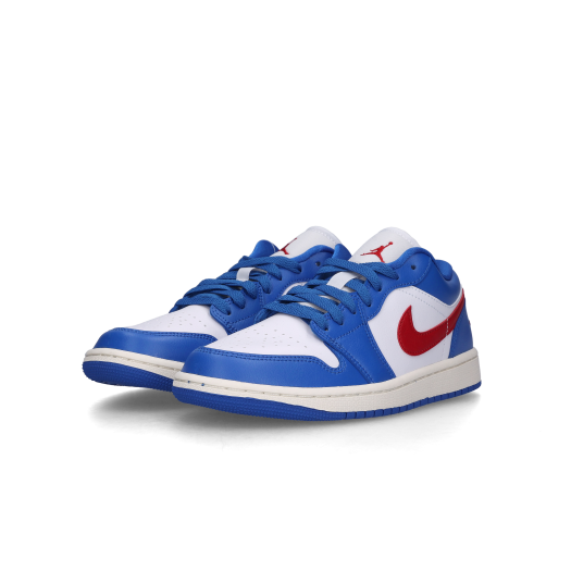 (W) 조던 1 로우 스포츠 블루 짐레드 | Jordan | KREAM