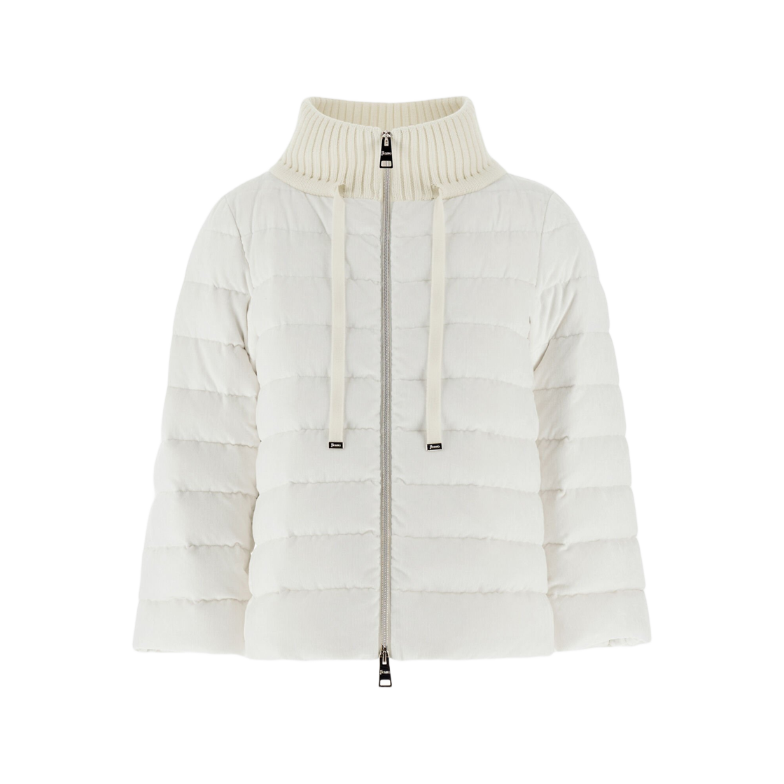 (W) 에르노 리조트 케이프 더스티 벨벳 화이트 | Herno | KREAM