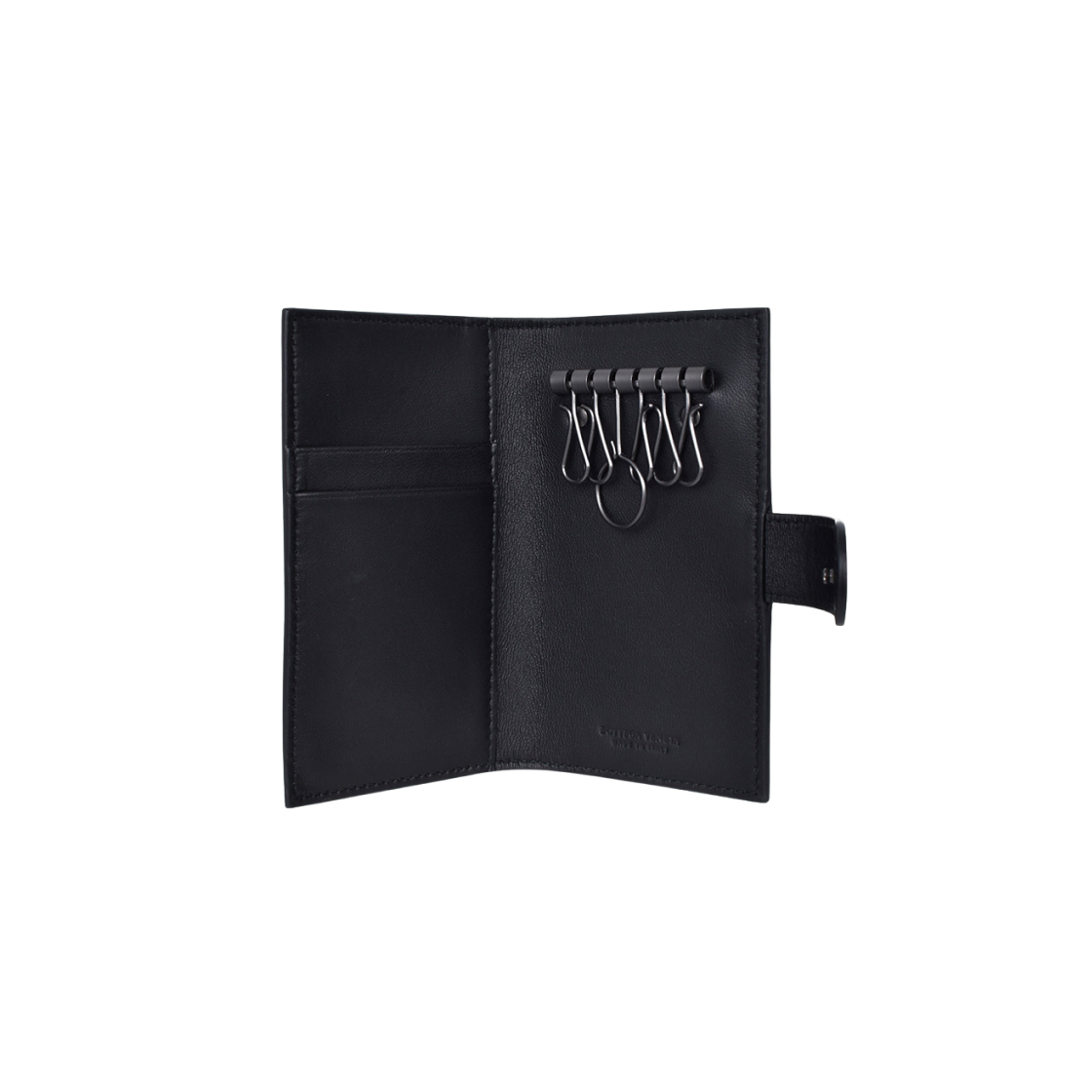 보테가 베네타 인트레치아토 카드 키 케이스 블랙 | Bottega Veneta | KREAM