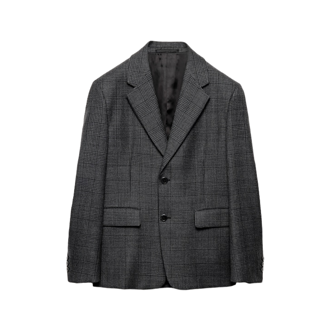 프라다 싱글 브레스티드 울 자켓 앤트러사이트 그레이 | Prada | KREAM