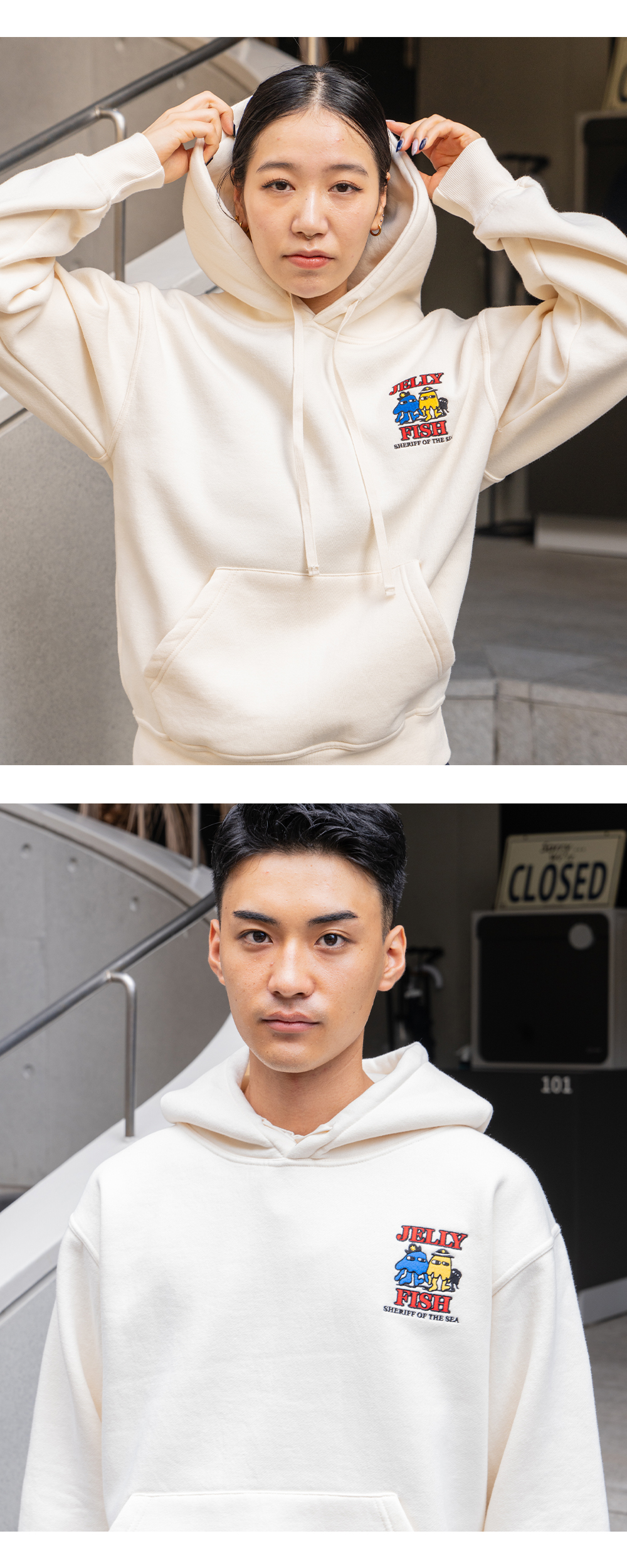 빅웨이브 컬렉티브 셰리프 오브 더 씨 후디 크림 | BIGWAVE COLLECTIVE | KREAM