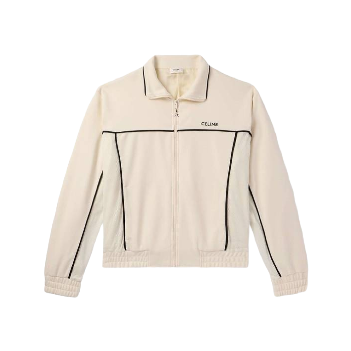 셀린느 트랙수트 자켓 더블 페이스 저지 오프 화이트 블랙 | Celine | KREAM