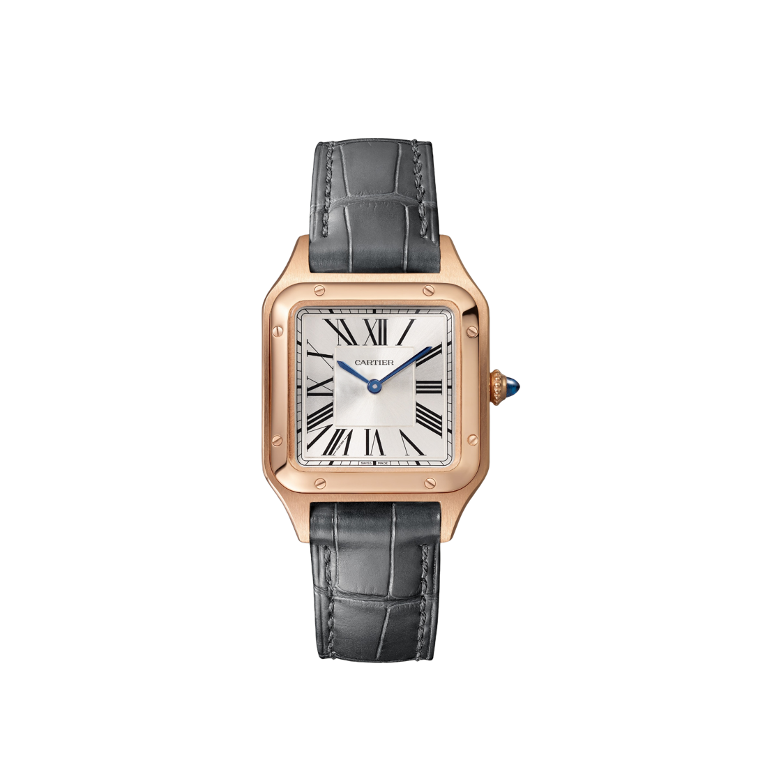 까르띠에 산토스-뒤몽 워치 스몰 쿼츠 핑크 골드 레더 | Cartier | KREAM