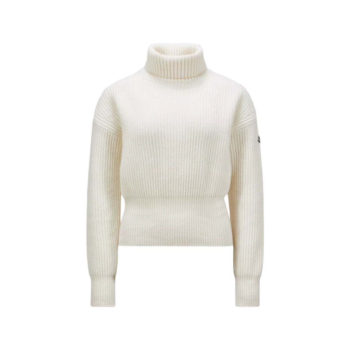 (W) 몽클레르 울 터틀넥 스웨터 밀크 화이트 - 24FW | Moncler | KREAM