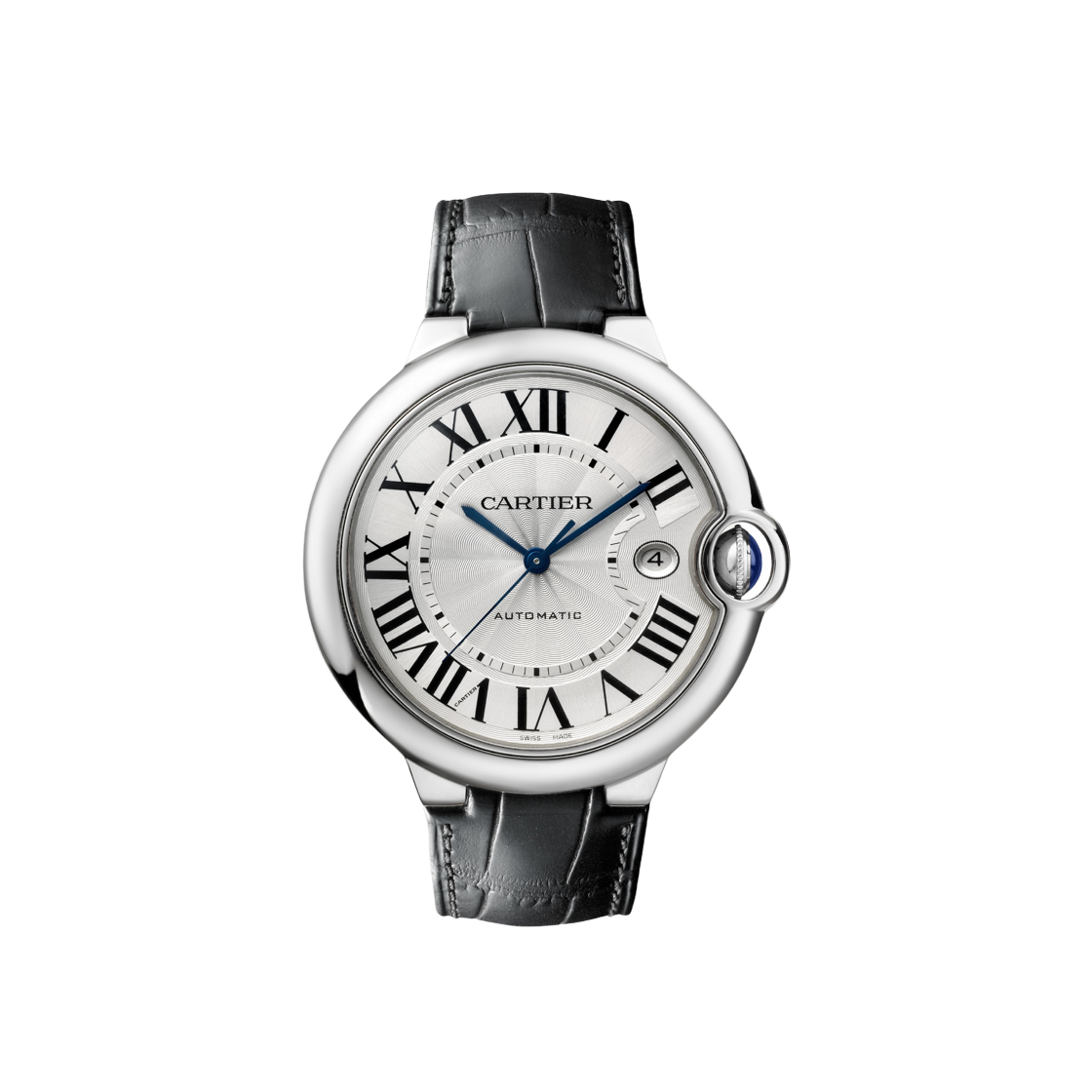 까르띠에 발롱 블루 드 워치 42mm 오토매틱 스틸 레더 | Cartier | KREAM