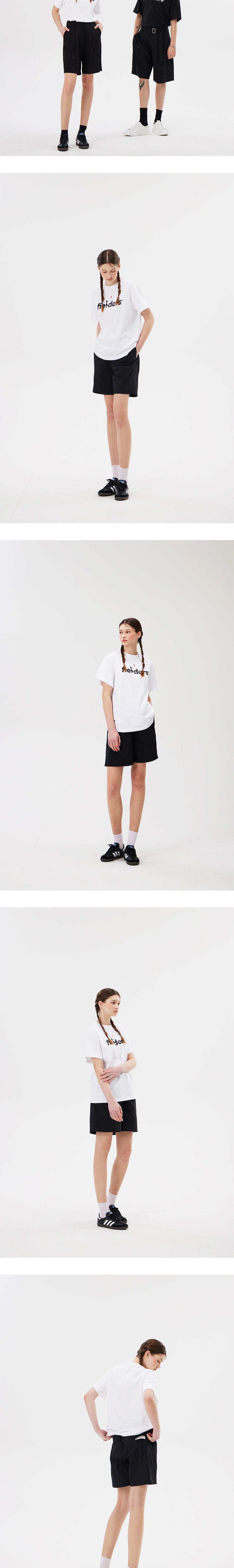 필더스 여성 벌룬 하트 스텐실 티 화이트 | Fielders | KREAM