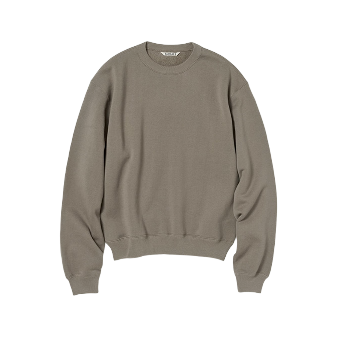 (W) 오라리 스무스 소프트 스웨트 P/O 올리브 브라운 - 24AW | Auralee | KREAM