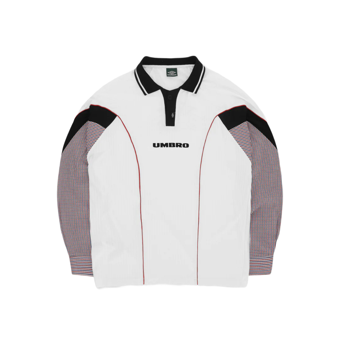 엄브로 x 슬램잼 깅엄 컷 업 폴로 화이트 | Umbro | KREAM