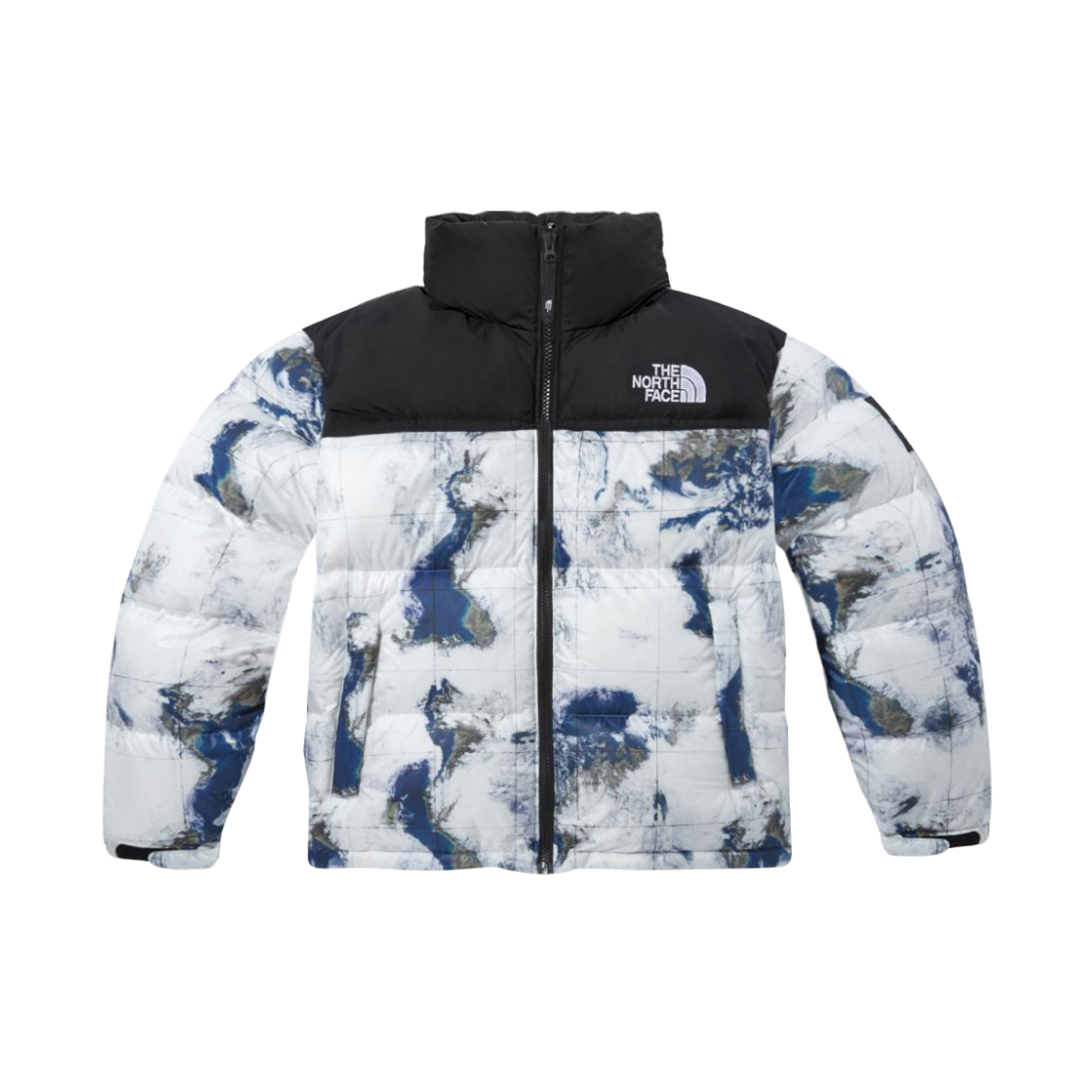 노스페이스 화이트 라벨 노벨티 눕시 다운 자켓 프린트 화이트 샌드 The North Face Kream