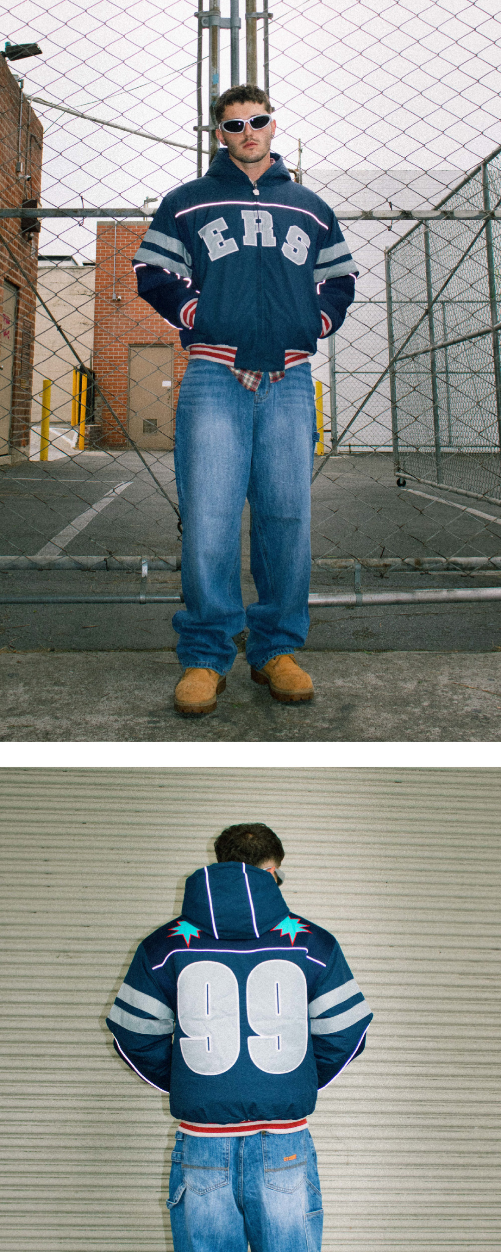 이알에스코 A.F 스타디움 점퍼 네이비 | ersco | KREAM