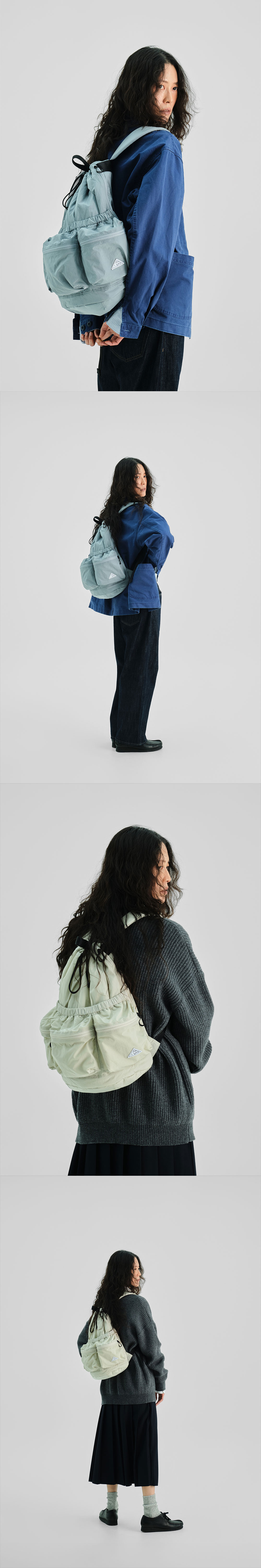 파운드 포켓 클로버 백팩 블랙 | Found Pocket | KREAM