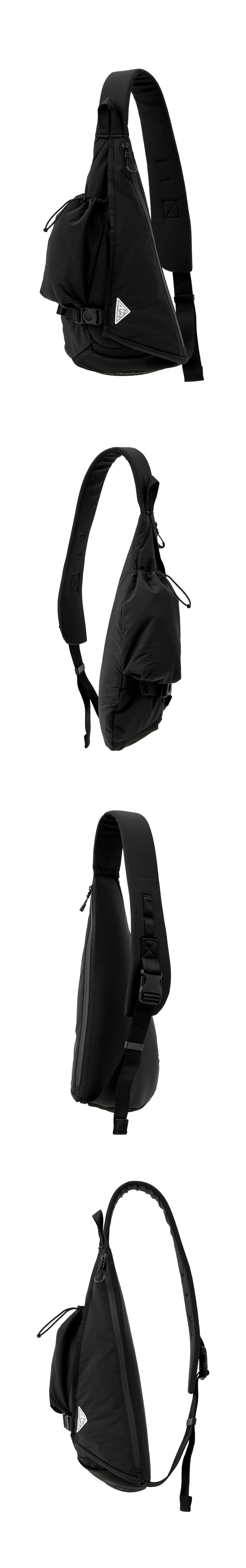 파운드 포켓 새들 크로스 백 블랙 | Found Pocket | KREAM