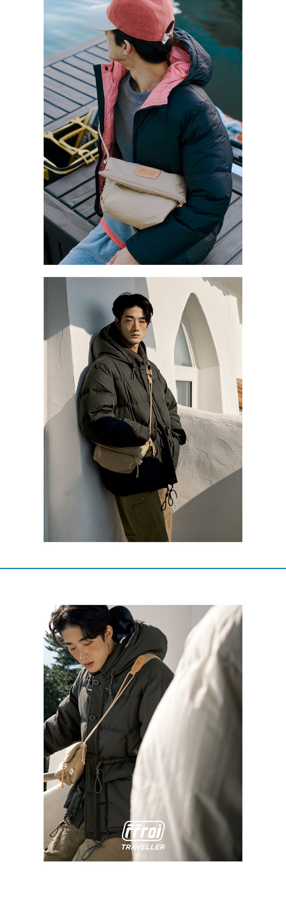 프루아 트래블러 160 캄포 사코슈 네이비 | FFROI Traveller | KREAM