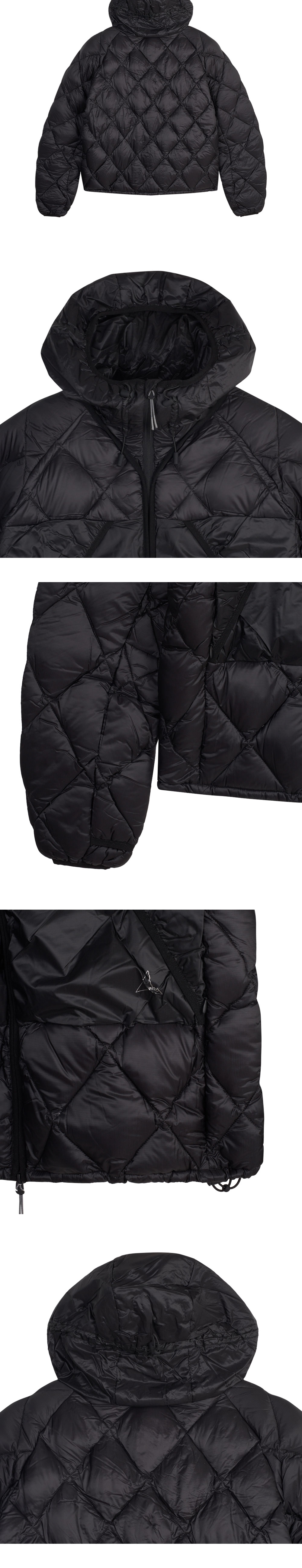 로아 라이트 다운 자켓 블랙 - 24FW | ROA | KREAM