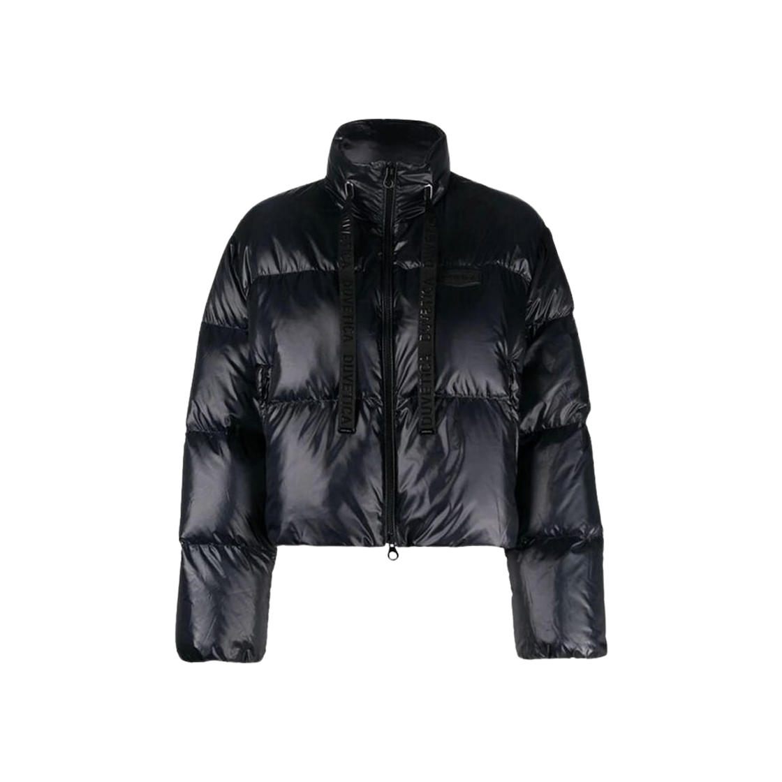 (W) 듀베티카 라파엘라 로고 쇼트 다운 자켓 블랙 | Duvetica | KREAM