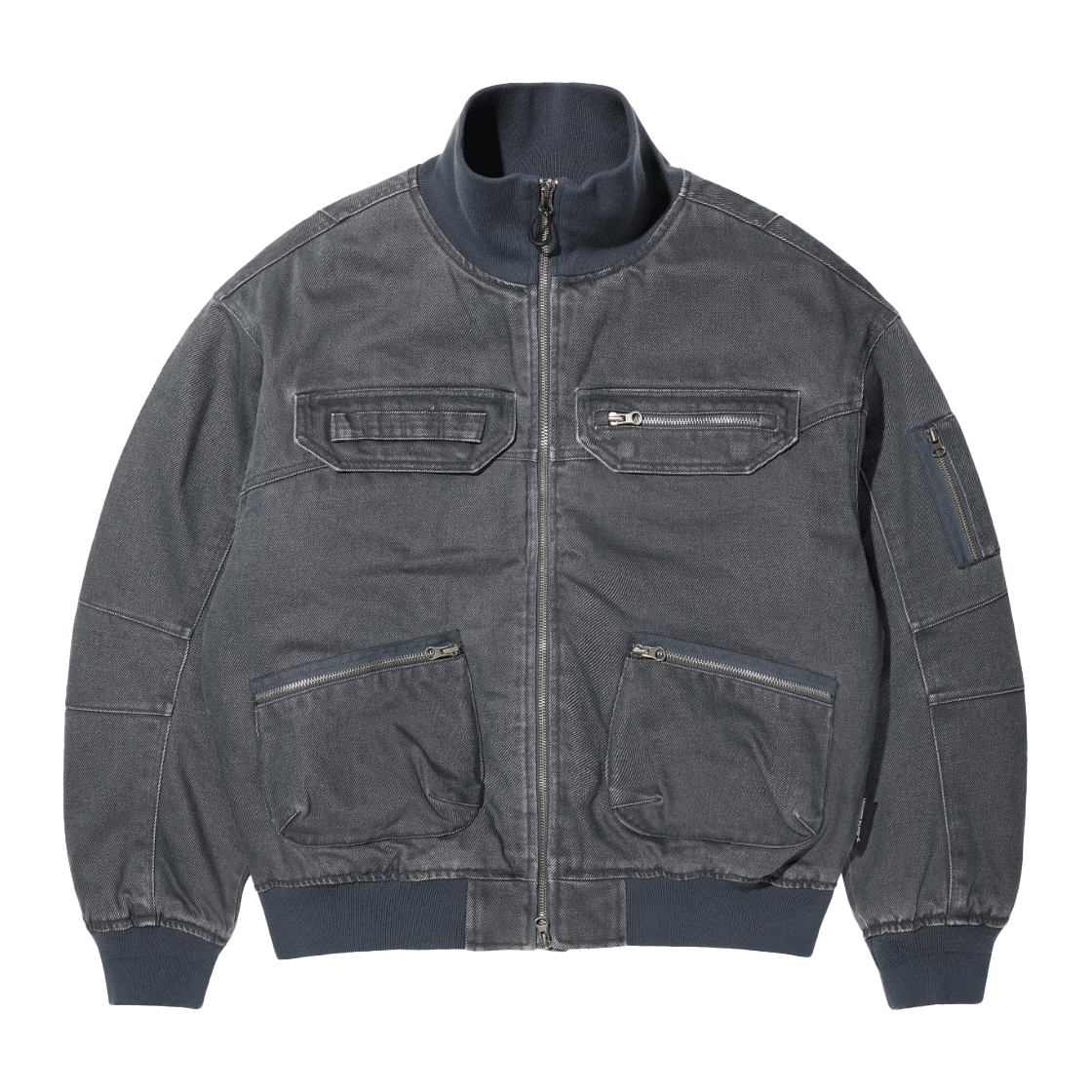 록히드마틴 LM 워시드 코튼 탱커 자켓 차콜 | LOCKHEED MARTIN | KREAM