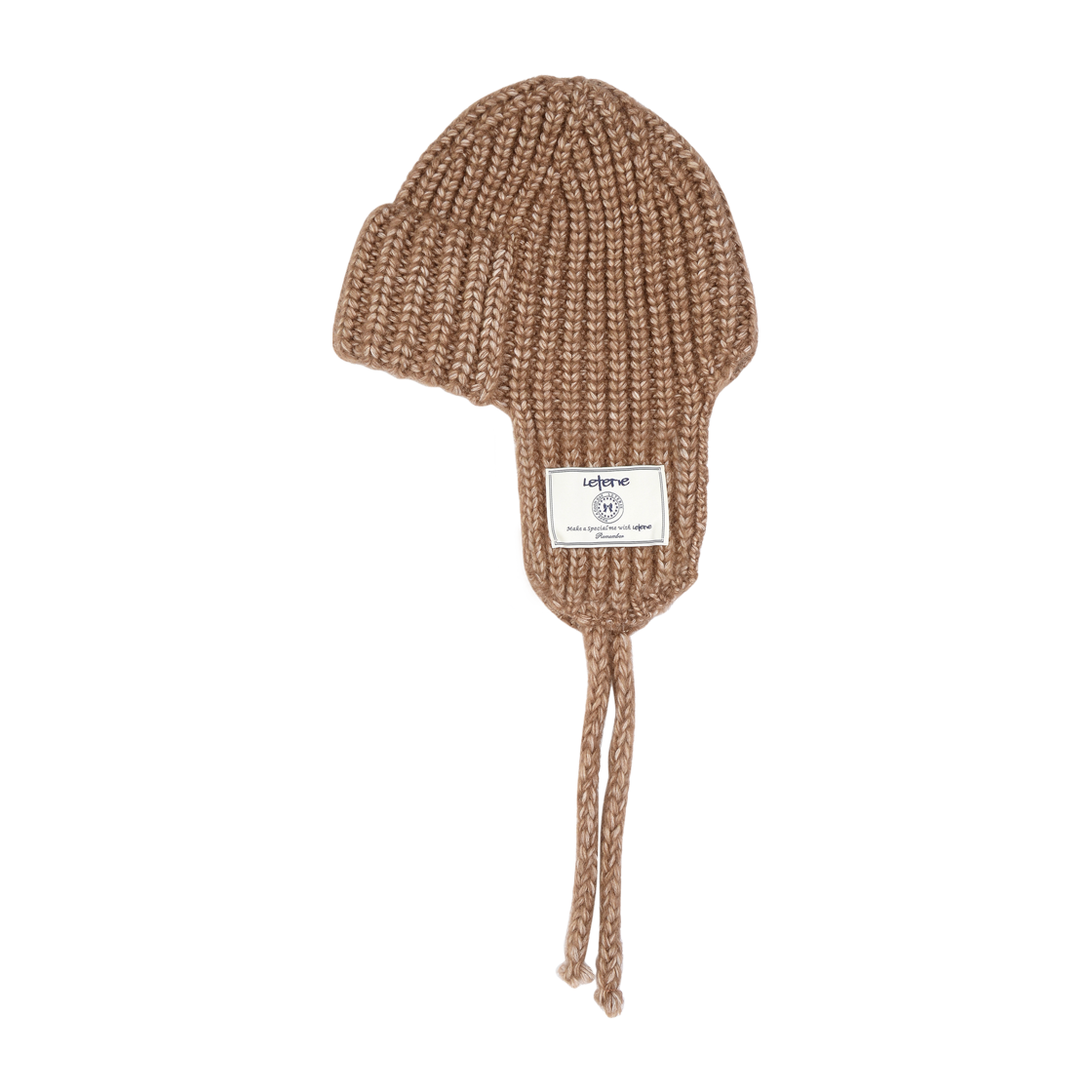 레터리 니트 트루퍼 햇 브라운 | LETERIE | KREAM